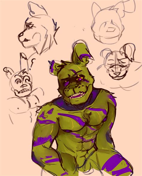Rule 34 1boy Anthro Cheekycreepy Five Nights At Freddys Five Nights