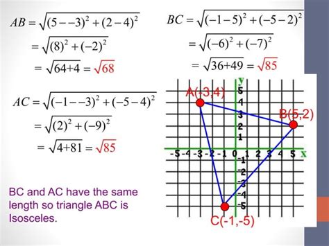 Distance And Midpoint Formulas Powerpoint Pptx Physics Science