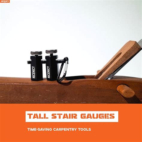 Saker Stair Measuring Tool Aluminum Layout Attachment And Holder Jig