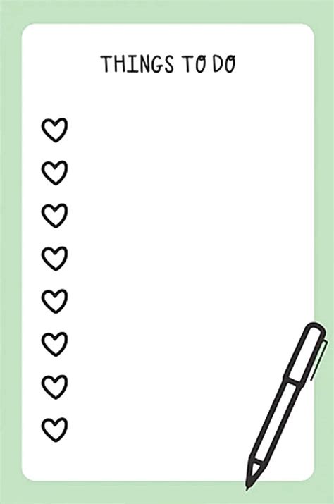 Things To Do Notepad