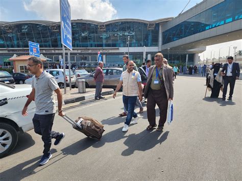 The Tenth Batch Of Hope Of Thyroid Cancer Patients Arrives In Egypt For Treatment مؤسسة اليمن