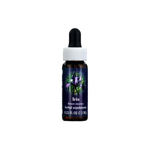 Flower Essence Iris Herbal Supplement Dropper 025 Oz