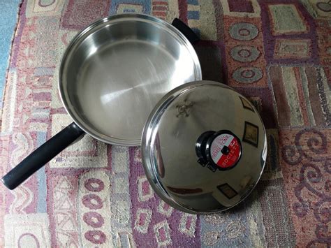 3 Stainless Steel Cookware Pans Society Ultrex 7 System T304s Sensi