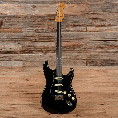 Fender Custom Shop Roasted Poblano Stratocaster Relic Aged Black 2020