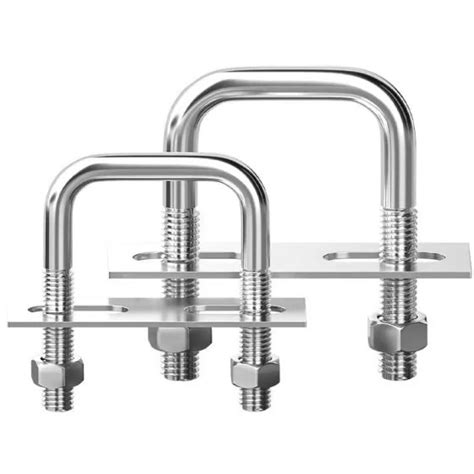 Square U Bolts Square U Bolt 2 Inch Galvanized Square U Bolt With Nuts