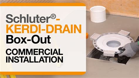 Kerdi Drain Installation Schluter Kerdi Drain Pvc Flange Kit With