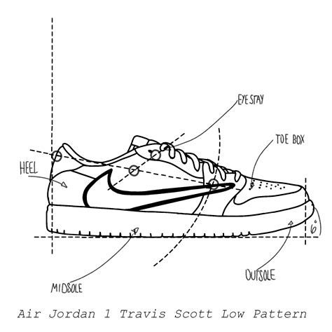 Aj1 Low Retro Pattern Bespoke Blueprint