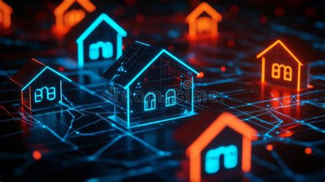 An Illuminated Digital Illustration Highlights The Connection Between