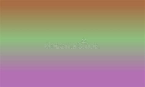 Design Simple Greenpink And Brown Gradient Color Illustration Background Stock Illustration