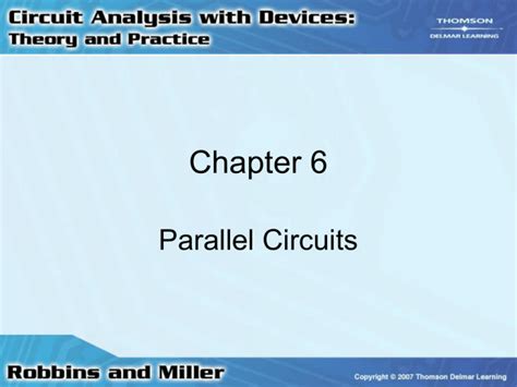 Chapter 6 Parallel Circuits