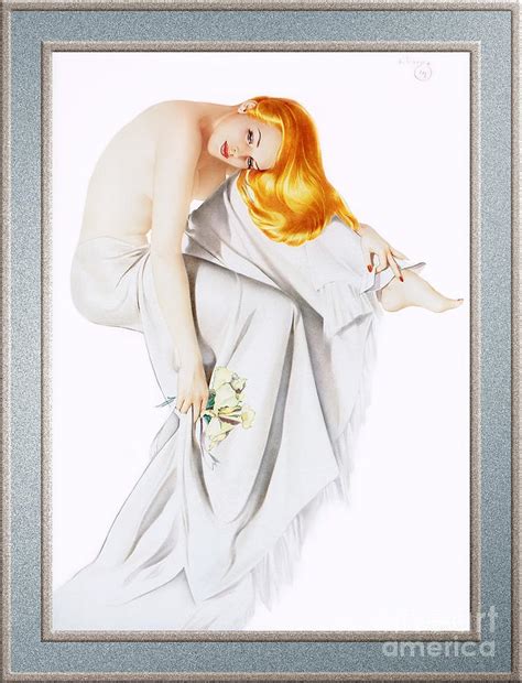 Art Deco Glamour Girl By Alberto Vargas Remastered Retro Art Xzendor7