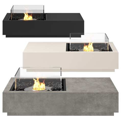 Manhattan 50 Ecosmart Fire Pit Table Fireplace 3d Model For Corona