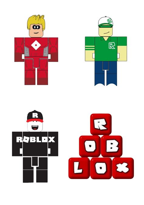 Roblox Topper Roblox Noob Printable Golf Diy Projects Roblox Number