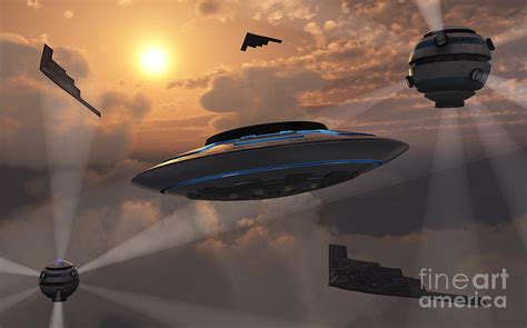 Artists Concept Of Alien Stealth Digital Art By Mark Stevenson Pixels