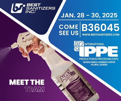Best Sanitizers Inc At Ippe 2025 Best Sanitizers Inc