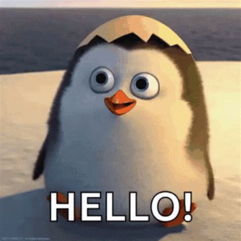 Hello There Private From Penguins Of Madagascar  Hellothere