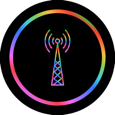 Telecom Tower Vector Icon 27364360 Vector Art At Vecteezy