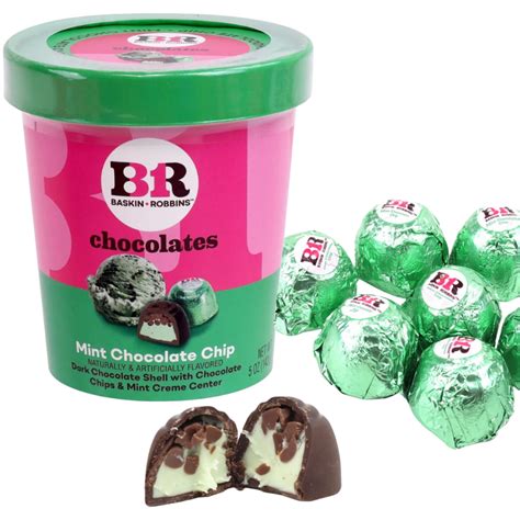 Baskin Robbins Mint Chocolate Chip Chocolates 5oz 142g Poppin Candy