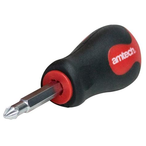 Amtech L0483 6 In 1 Stubby Multi Head Screwdriver