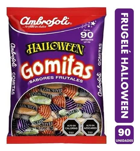Dulces Halloween Gomitas Halloween Frugele 90unidades Cuotas Sin