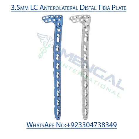3 5mm Lc Anterolateral Distal Tibia Plate Mengal International