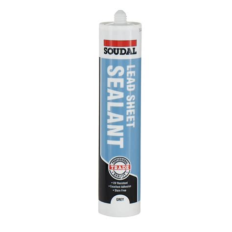 Soudal Lead Sheet Sealant 290ml Grey Ironmongerydirect Same Day