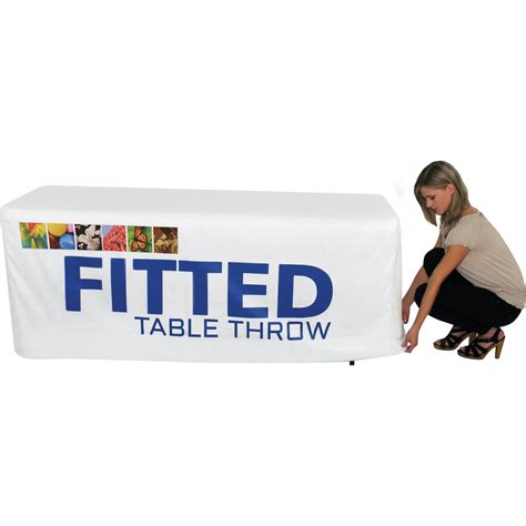 Custom Printed Fitted Tablecloth With Logo And Graphics Epic Displays