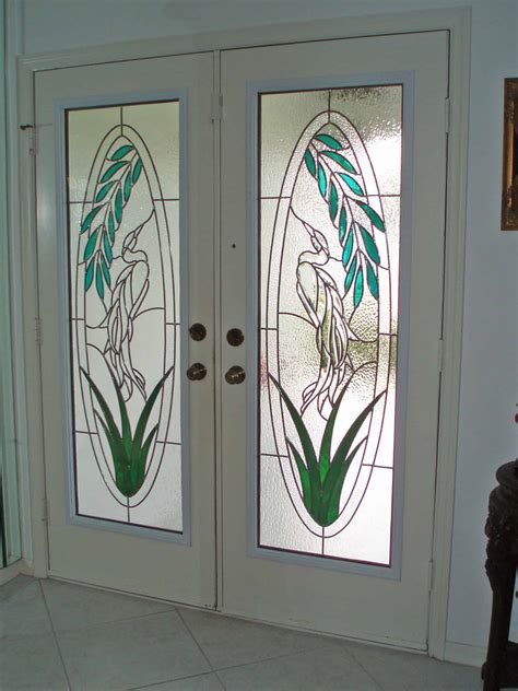 Custom Glass Door Inserts Glass Design Fort Myers And Naples Fl