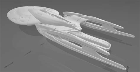 🖖 Sto Federation Concorde Class Operations Command Battlecruiser・free Stl File For 3d