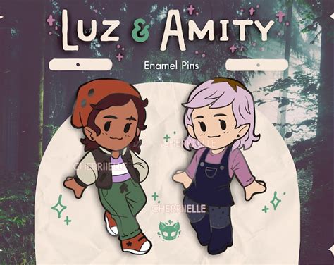 Luz And Amity Chibi Enamel Pins Etsy