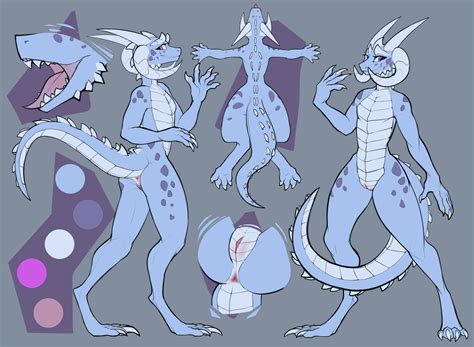 Rule 34 2021 Anthro Anus Digital Media Artwork Elvche Female Genitals Horn Lizard Model