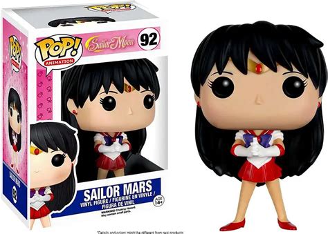 Funko Sailor Moon Pop Animation Sailor Mars Vinyl Figure 92 Toywiz