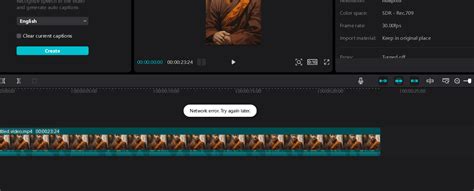 Network Error Rcapcut