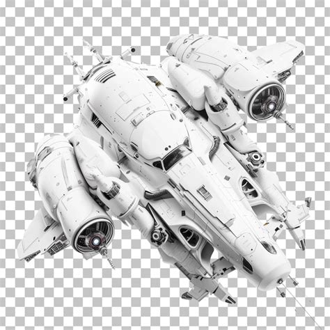 Premium Psd A White Jet Plane