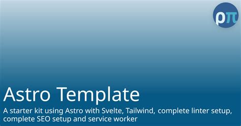 Astro Template Svelte Themes