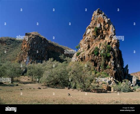National Park Naivasha Fischers Tower Rock Formation Volcanic Plug