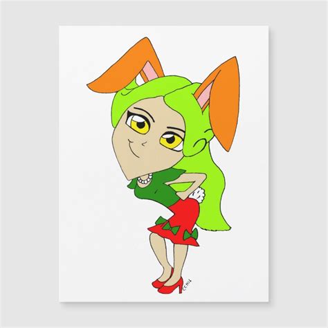 Chibi Bunnygirl Zazzle Chibi Create Custom Stickers Custom Stickers