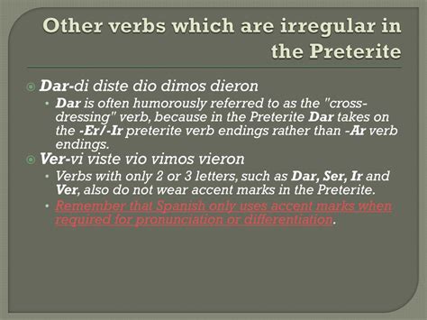 Ppt Preterite Vs Imperfect Powerpoint Presentation Free Download