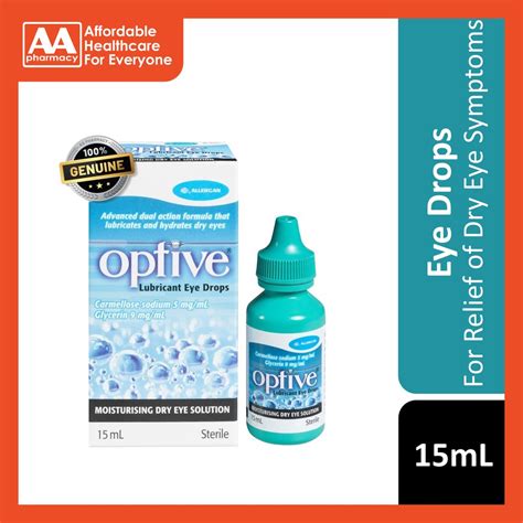 Optive Md Lubricant Eye Drop 15ml Moisturizing Dry Eye Solution