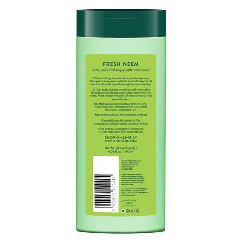 Buy Fresh Neem Anti Dandruff Shampoo And Conditioner Online At Best Price