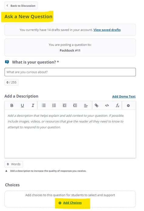 How To Setup And Use Discussion Polls Packback