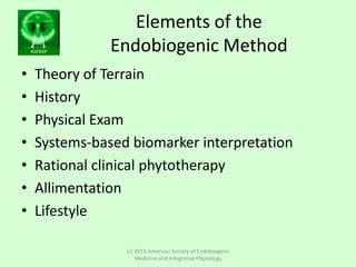 Endobiogeny Systems Theory Pptx