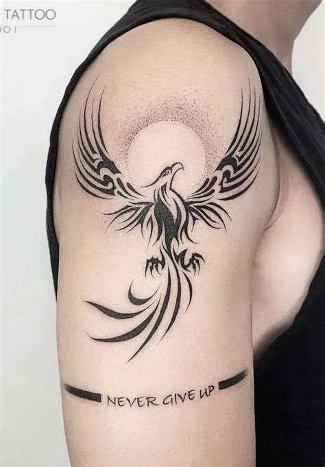 Rising Phoenix Tattoo Designs Photos