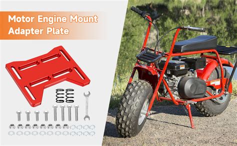 Fvrito Mini Bike Engine Mount Plate Compatible With