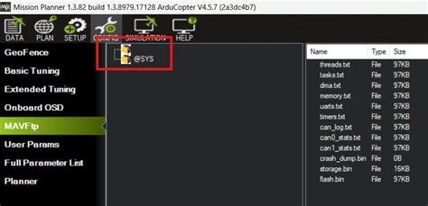 Error In Mavftp Mission Planner Ardupilot Discourse