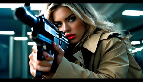 Shoot To Kill Blonde Assassin By Superstar Status On Deviantart