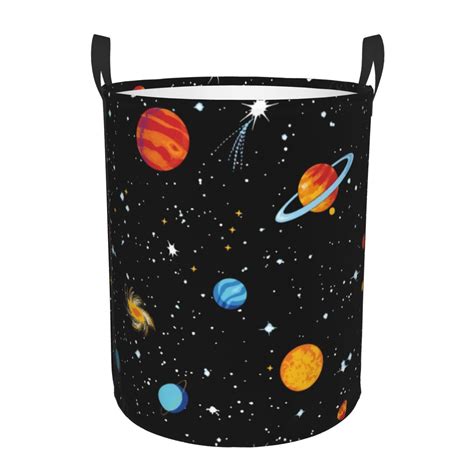 Custom Dont Forget To Dream Laundry Basket Collapsible Moon Stars Clothes Toy Hamper Storage Bin