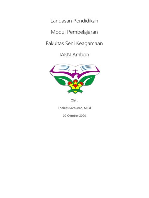 Full Modul Landasan Pendidikan Pdf