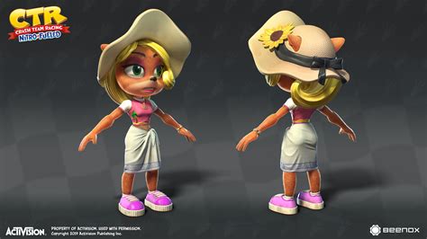 Beach Coco Skin Crash Team Racing By Durkthework Redux On Deviantart