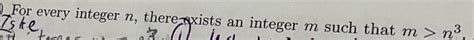 Solved For Every Integer N There Gxists An Integer M Such Chegg